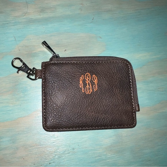 thirty-one | Bags | Thirty One Clip On Card Holder Monogrammed Kbp ...